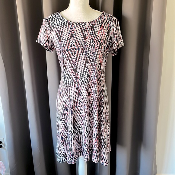 AB Studio | Dresses | Ab Studio Geometric Shift Dress | Poshmark